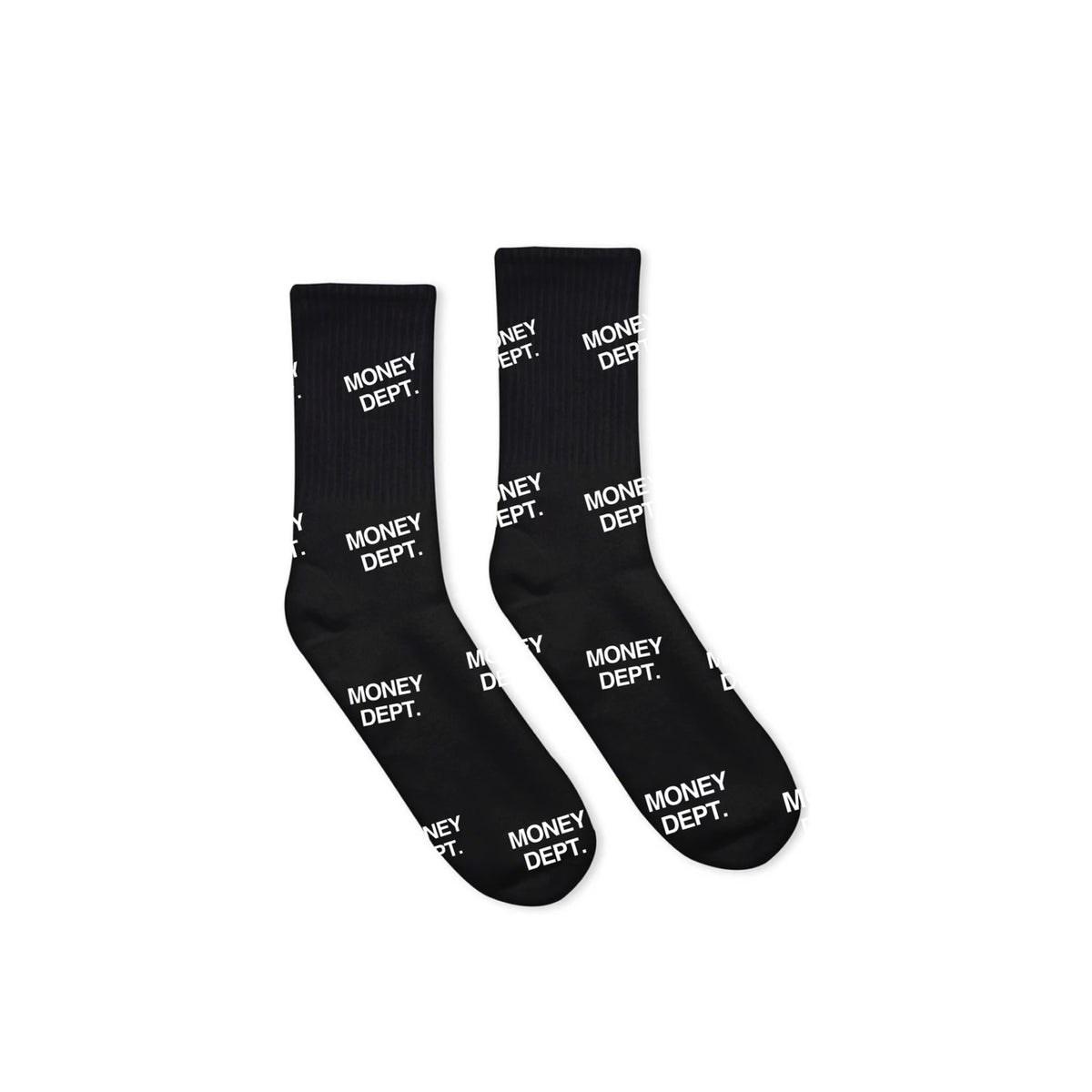 Logo Socks (Black) – Money Dept
